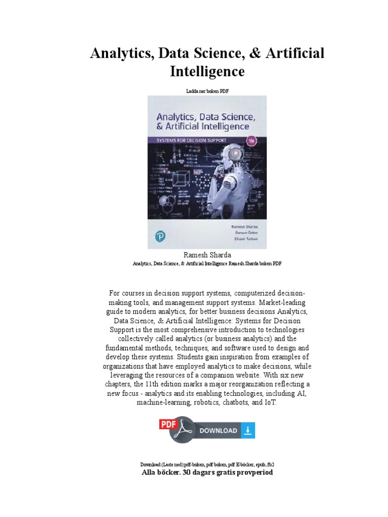 Analytics Data Science Artificial Intelligence PDF | PDF