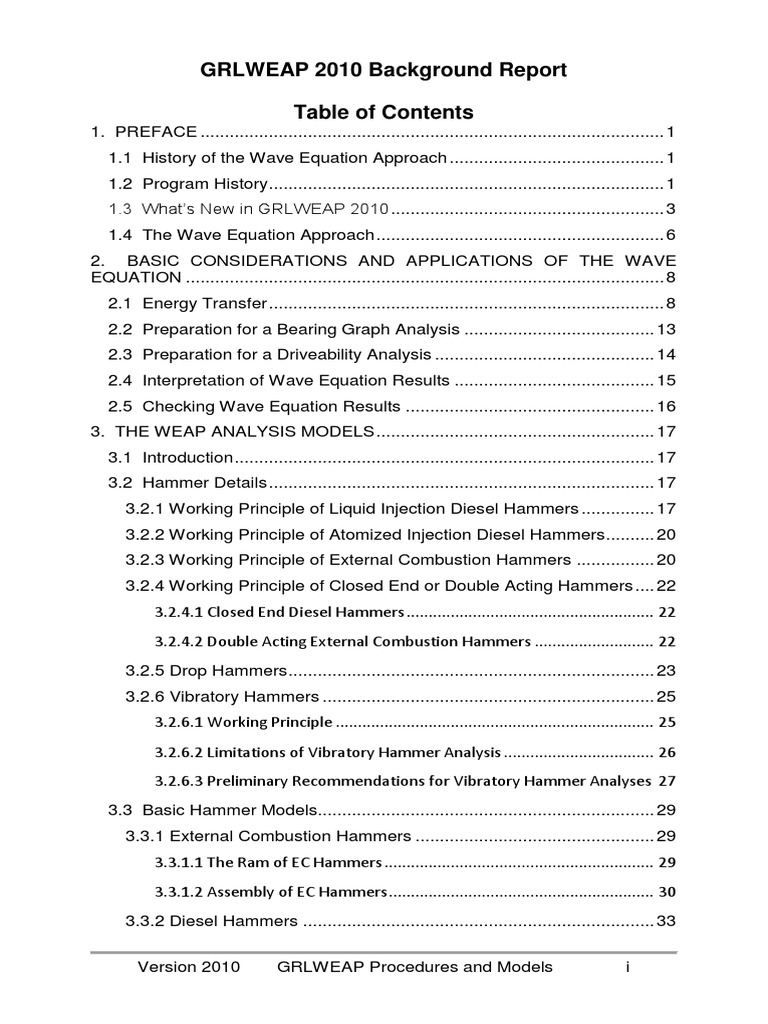 GRLWEAP 2010 Background | PDF | Deep Foundation | Friction