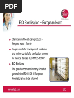 EtO Sterilisation ISO 11135-1 | PDF | Sterilization (Microbiology) | Verification And Validation