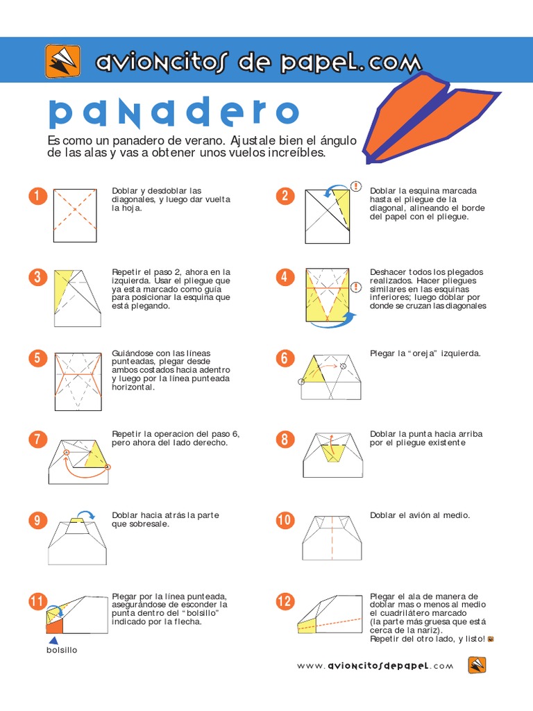 Origami (Aviones) | PDF | Avión | Origami