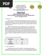 Buwan NG Wika Narrative Report | PDF
