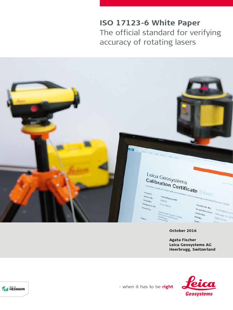 Leica CalMaster WP | PDF | Calibration | Accuracy And Precision