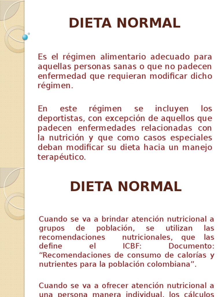 Dieta Normal | PDF | Dieta | Nutrición