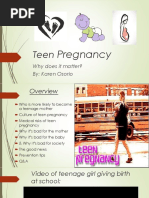 Teenage Pregnancy Questionnaire | PDF | Teenage Pregnancy | Adolescence