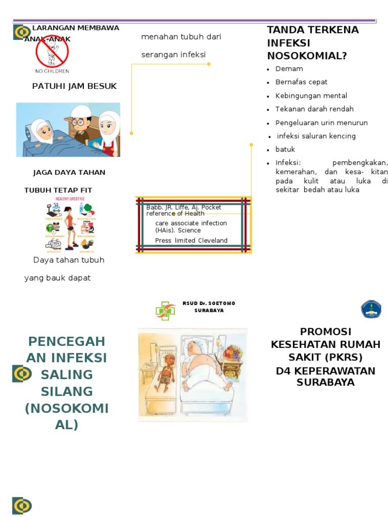 LEAFLET Infeksi Nosokomial | PDF