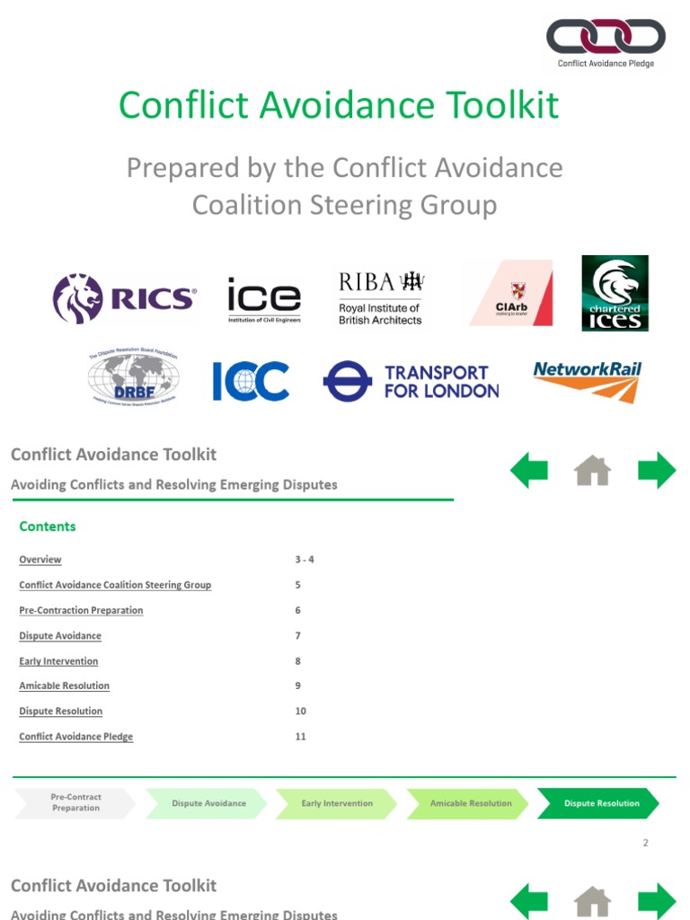 Conflict Avoidance Toolkit | PDF | Mediation | Arbitration