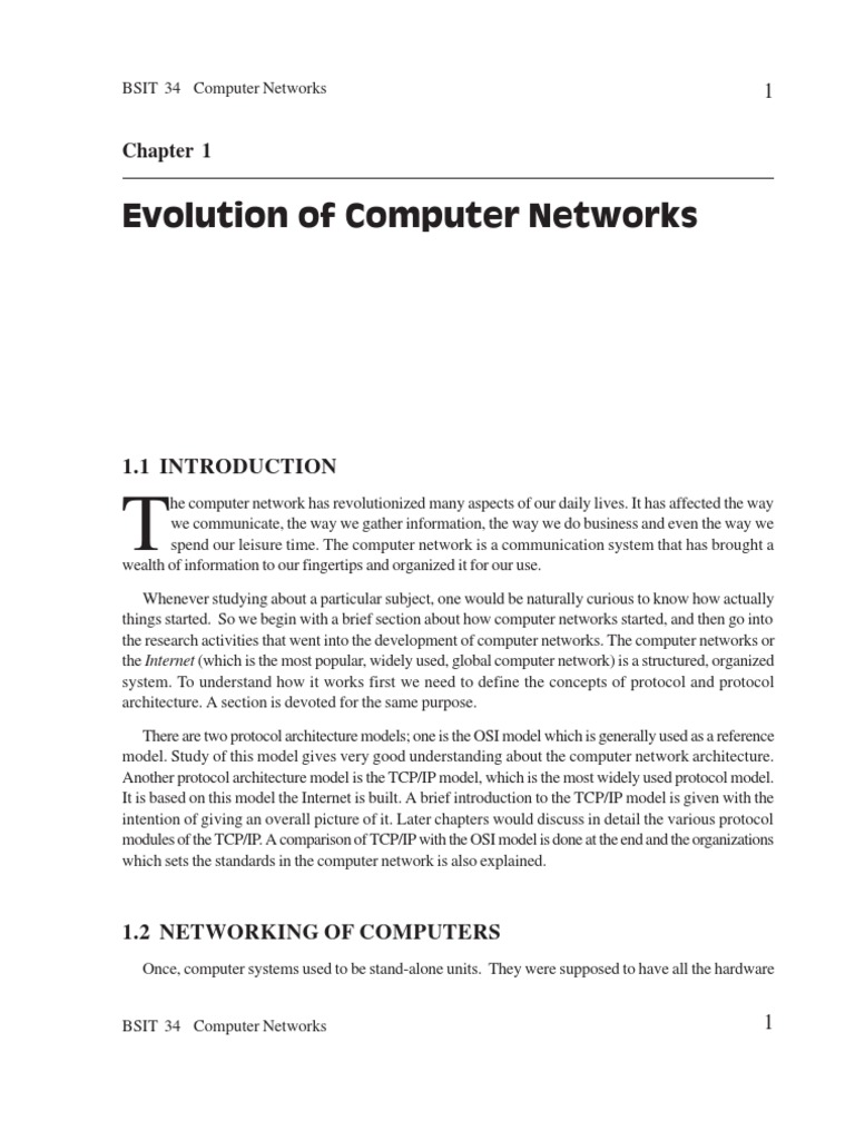 Computer Networks | PDF | Internet Protocol Suite | Osi Model