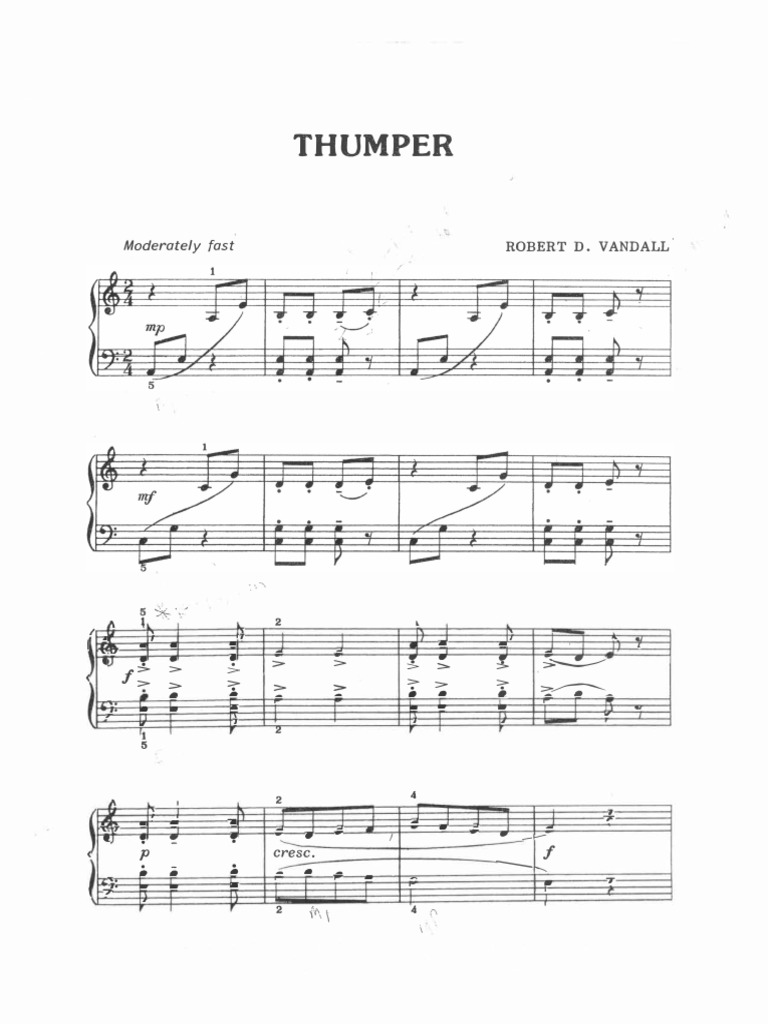 Thumper by Robert D. Vandall | PDF | Entertainment (General)