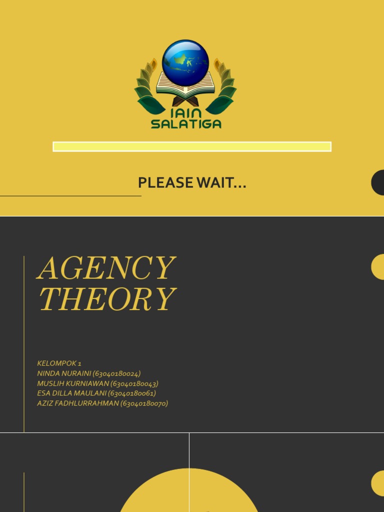 Teori Keagenan dan Masalahnya | PDF
