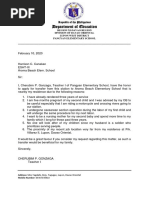 Marching Band Request Letter For Rehearsal | PDF