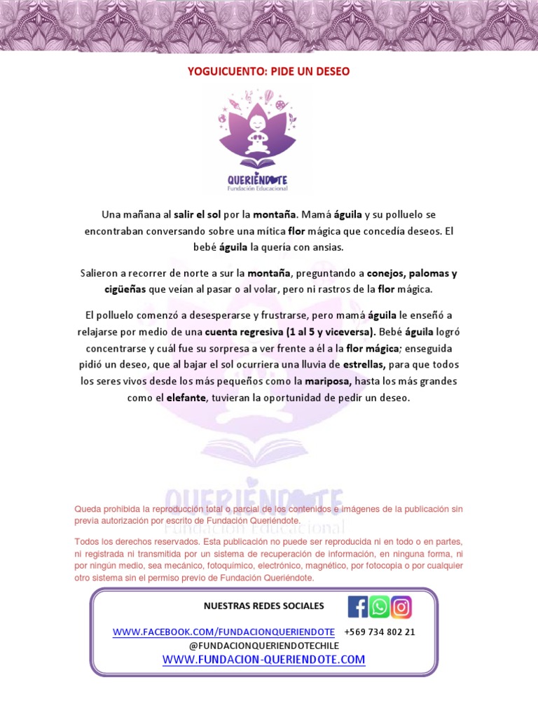 YOGUICUENTO. Pide Un Deseo | PDF
