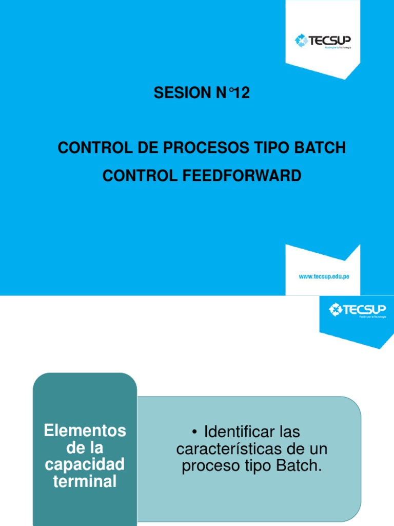 Control de Procesos Batch y Feedforward | PDF | Realimentación ...
