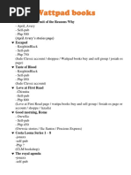 Wattpad Stories | PDF