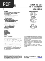 Low Cost JFET Input Operational Amplifiers ADTL082/ADTL084: Features Pin Configurations | PDF ...