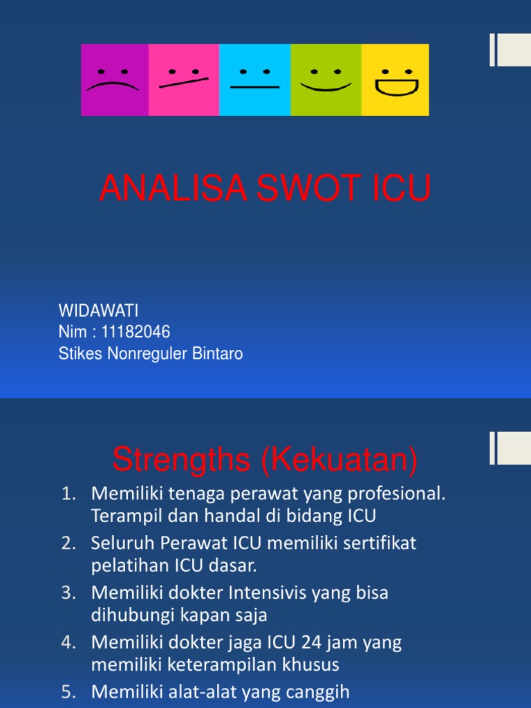 Analisis SWOT Ruang Rawat Inap ICU | PDF