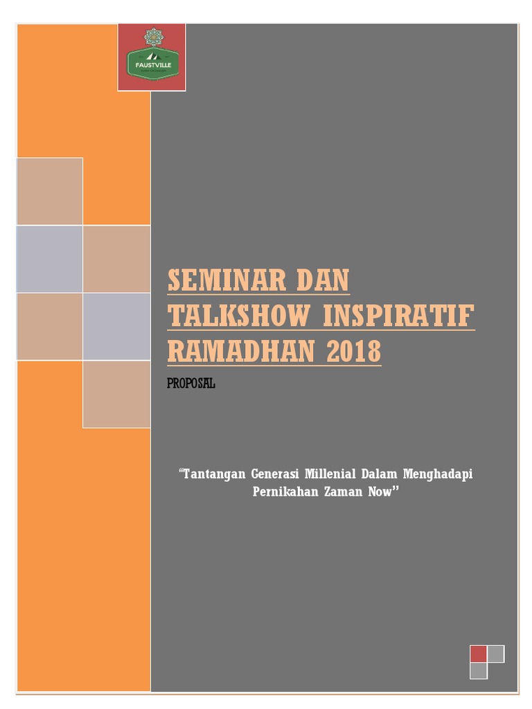 Proposal Kegiatan Talkshow | PDF