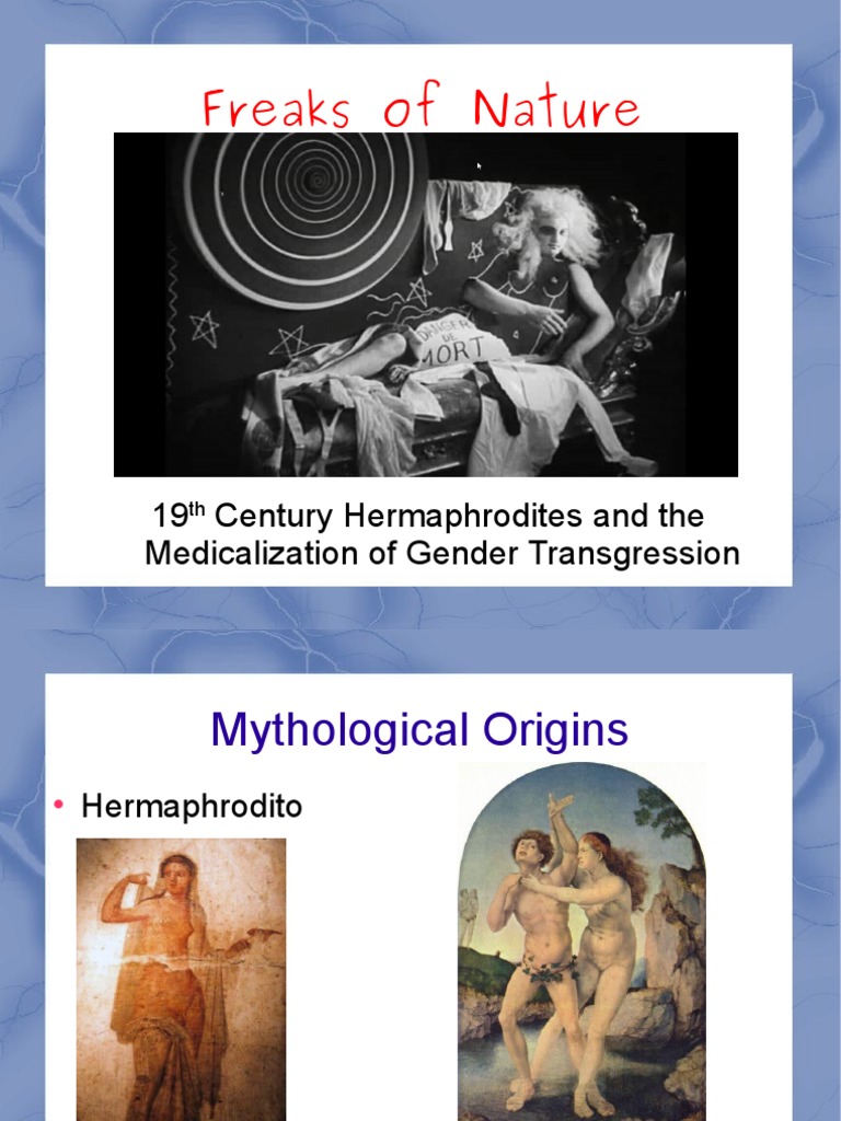 19th Century Hermaphrodites Explored | PDF