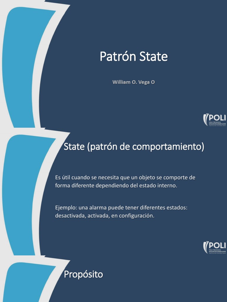 Patrón State | PDF | Objeto (informática) | Comportamiento