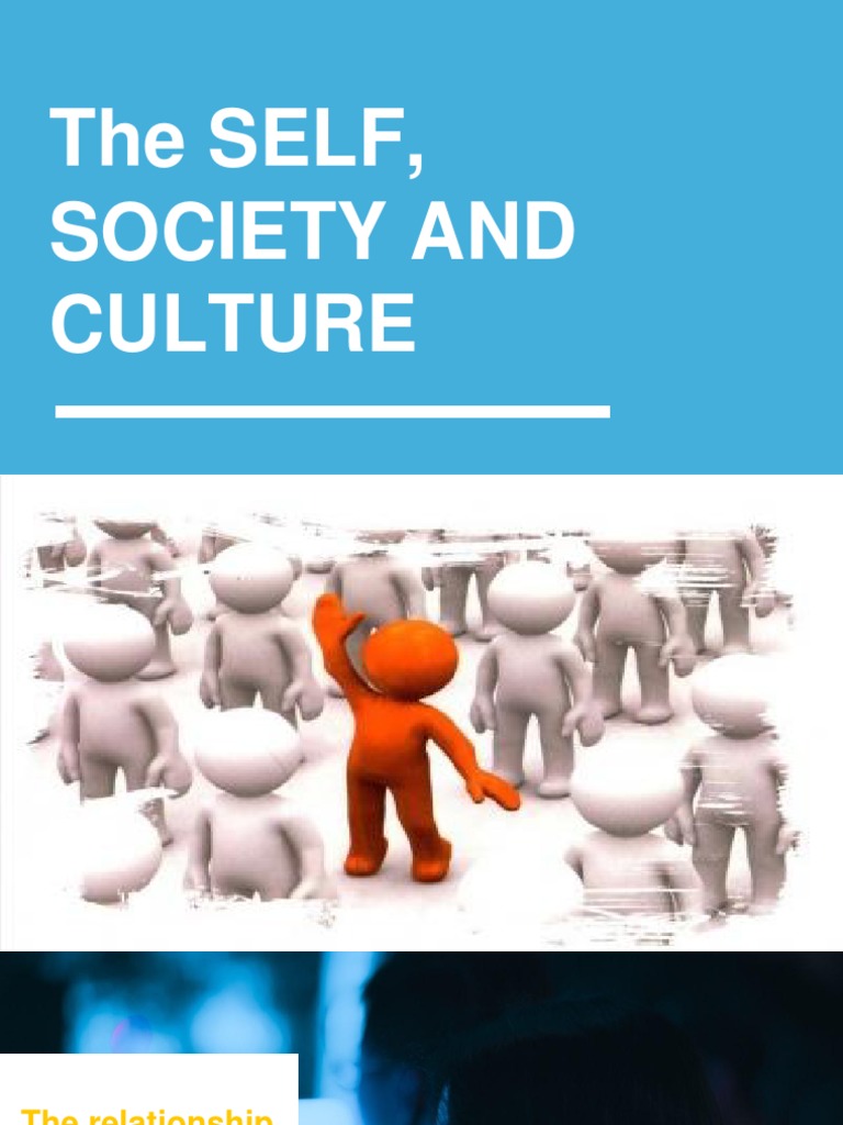 The Self, Society and Culture | PDF | Self | Identity (Social Science)