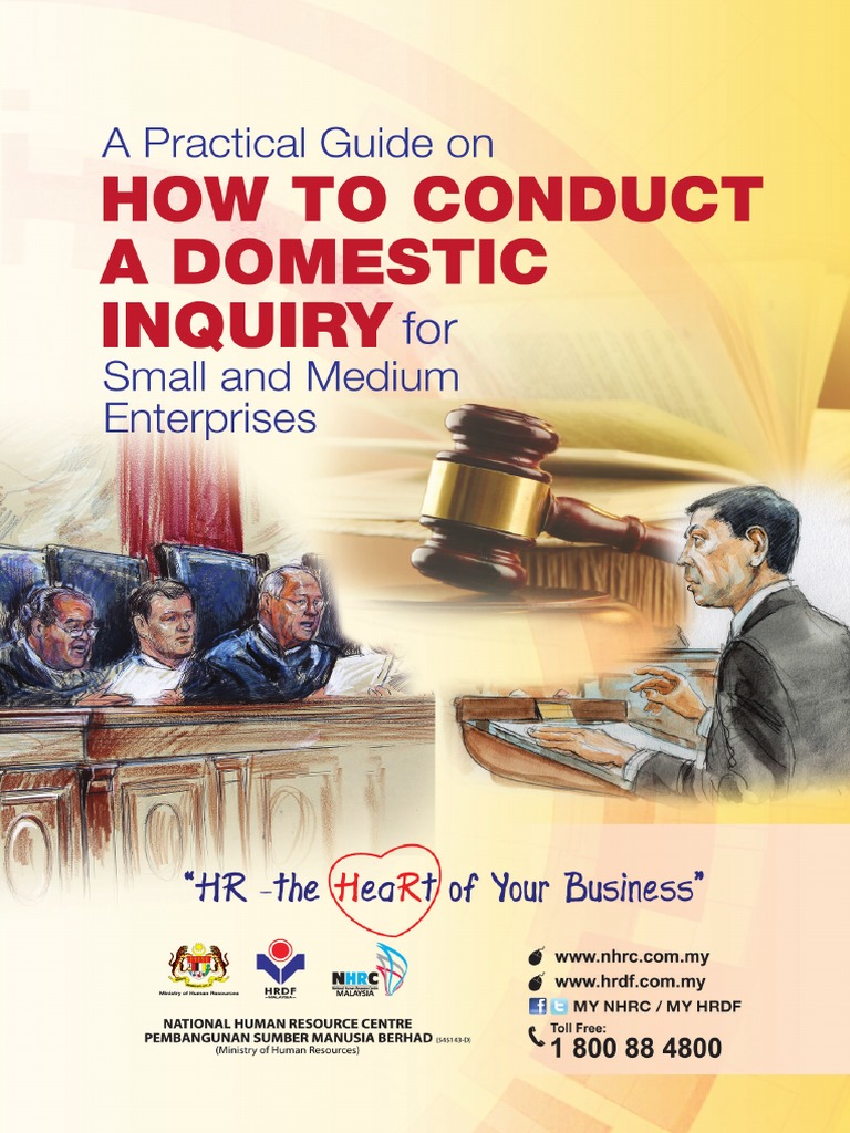 A Practical Guide On How To Conduct A Domestic Inquiry For Small and ...