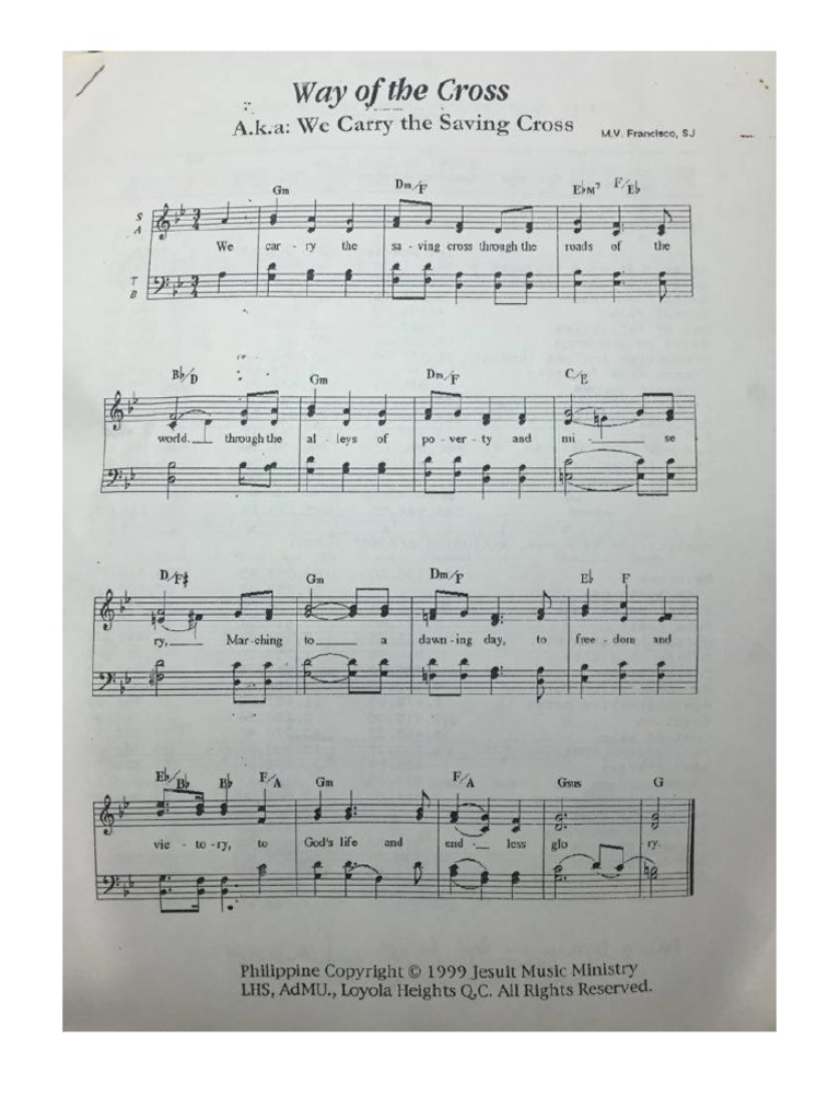 We Carry The Saving Cross PDF | PDF