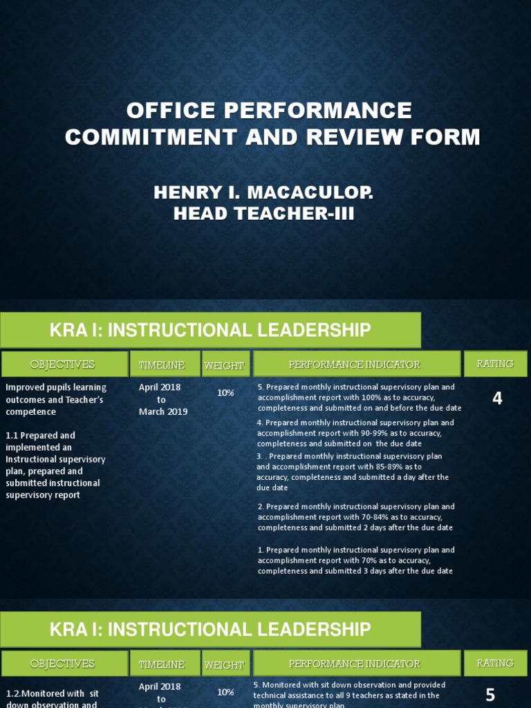 OPCRF Ppt-Henry | Download Free PDF | Behavior Modification | Learning