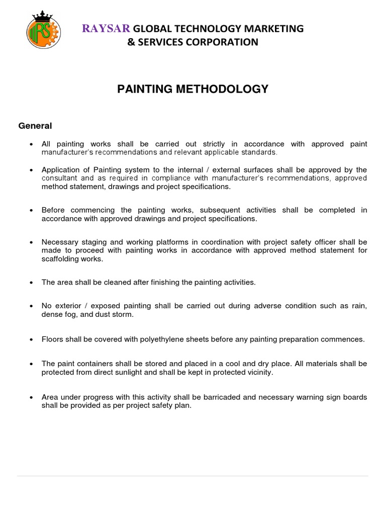 Methodology Painting | PDF | Paint | Paintings