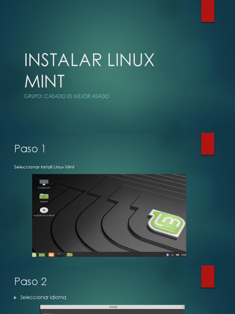Instalar Linux Mint | PDF