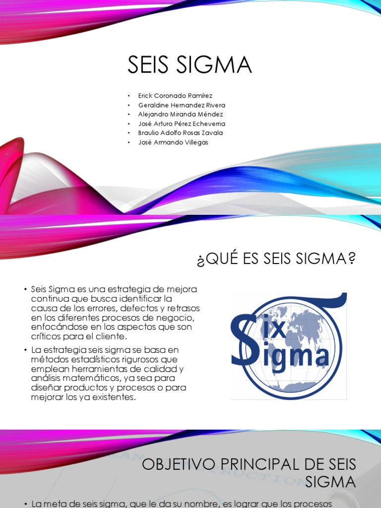 Seis Sigma. | PDF | Six Sigma | Microsoft Excel