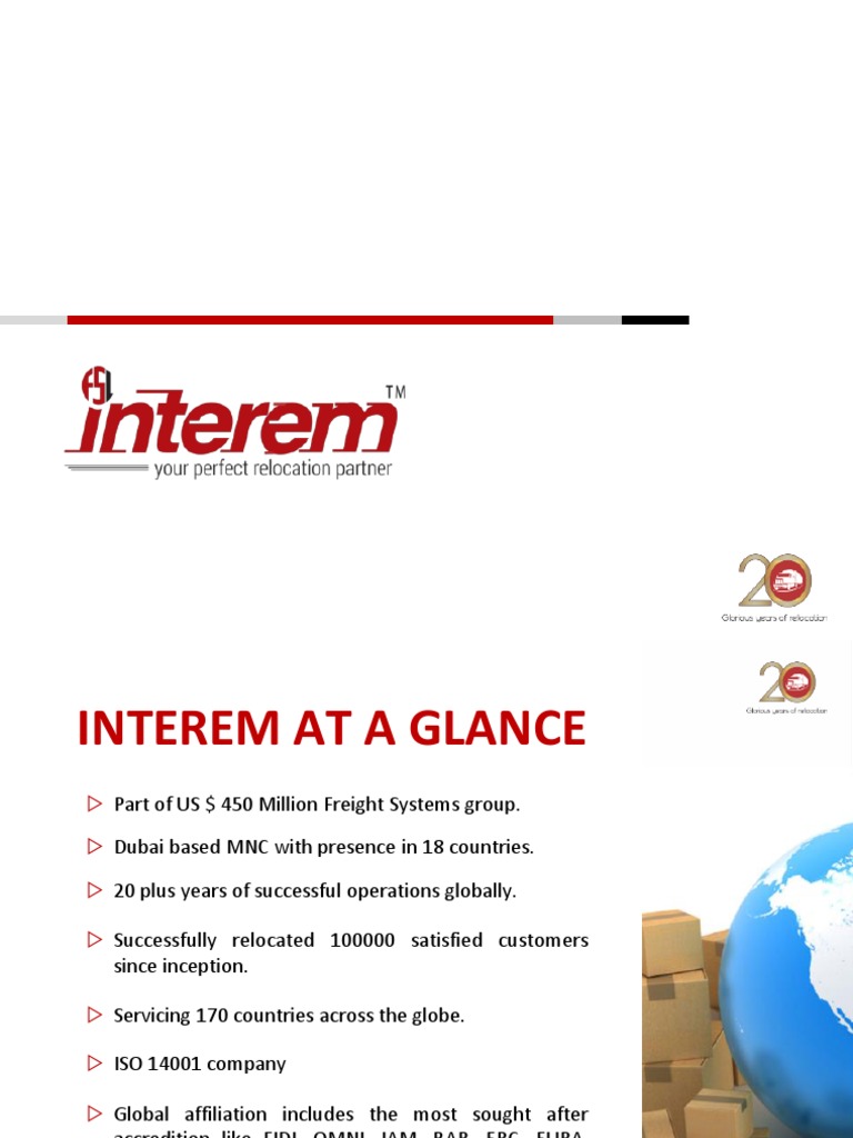 Interem-Company Profile | PDF | Warehouse | Transport