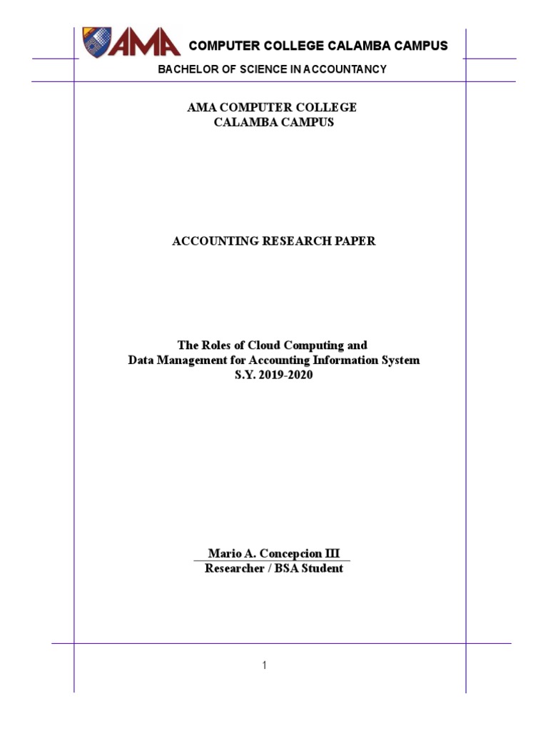 Filipino Thesis | PDF | Cloud Computing | Information Technology
