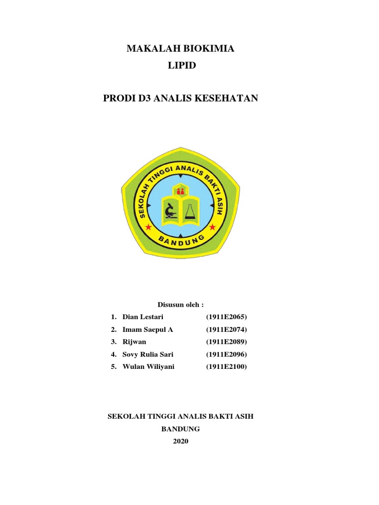 Biokimia Lipid | PDF | Kesehatan Holistik | Sains & Matematika