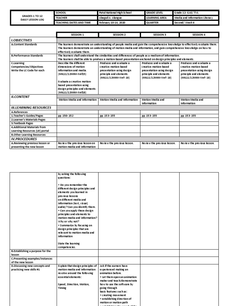 Evaluating Motion Media: A Focus on the Essential Elements of Speed ...