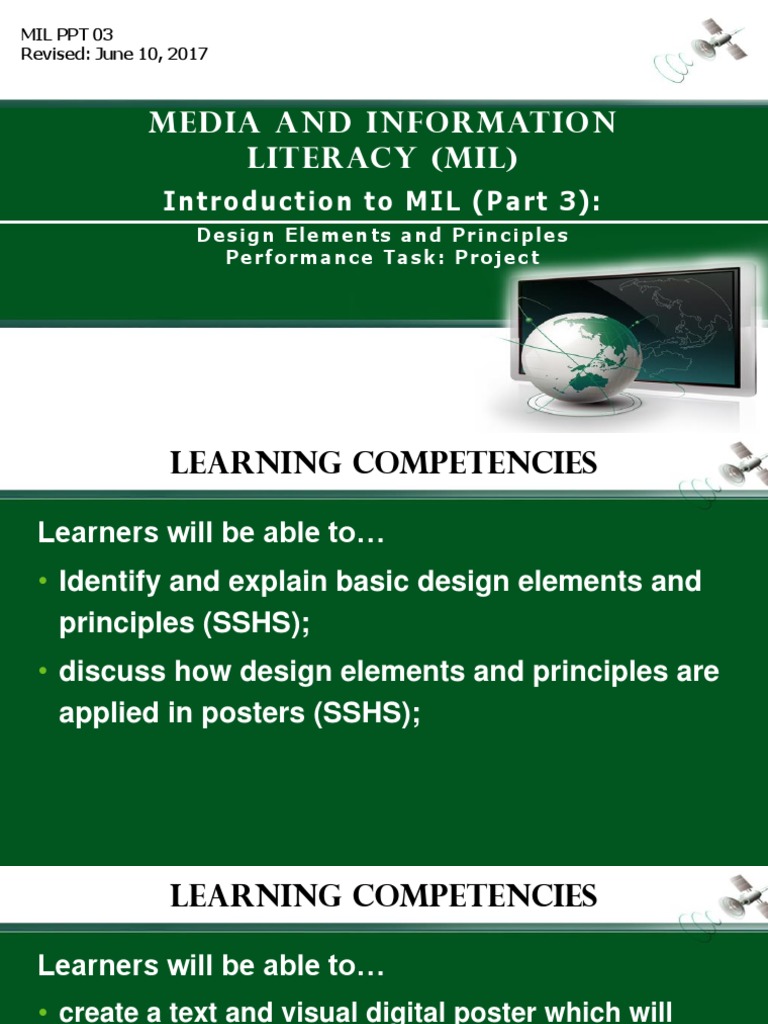 Lesson 1 Part 3 DESIGN ELEMENTS AND PRINCIPLES | PDF | Typography ...