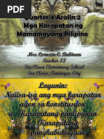 Karapatan at Tungkulin Worksheet | PDF