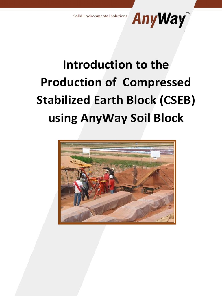Introduction To The Production of CSEB Using AnyWay Soil Block Last ...