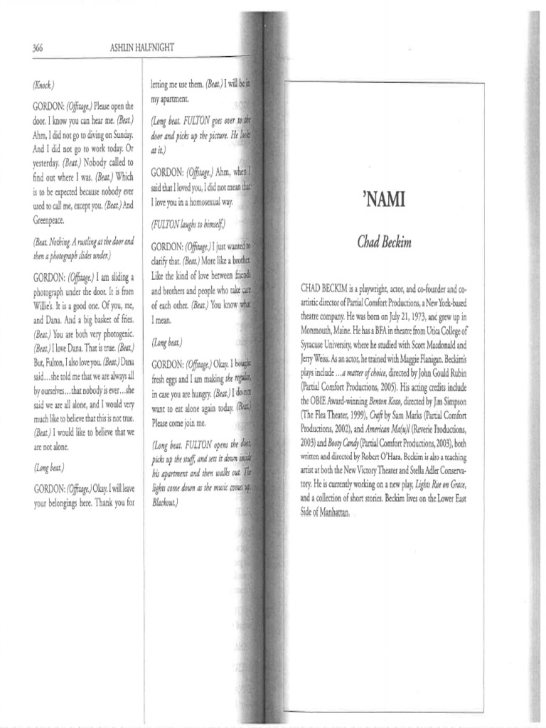 'Nami - Chad Beckim | PDF