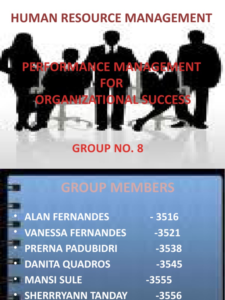 Human Resource Management: Performance Management FOR Organizational ...