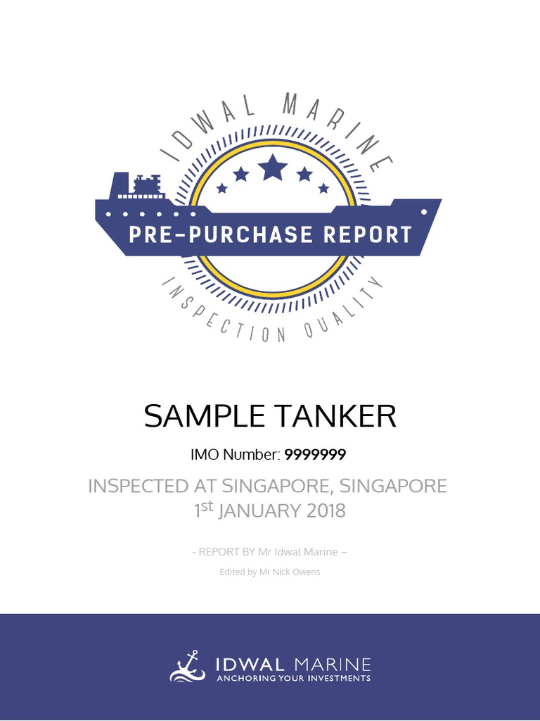 FullReport PPI SAMPLE TANKER 01012018 01012018 PDF | PDF