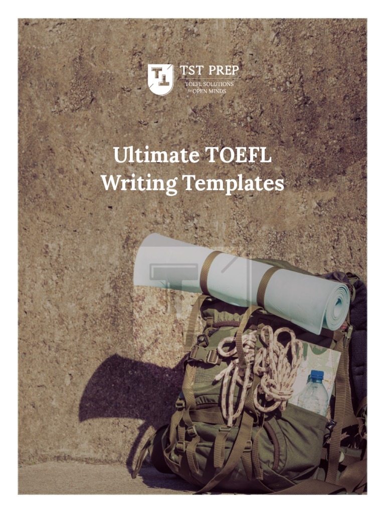 TST Prep - Ultimate TOEFL Writing Templates PDF | PDF