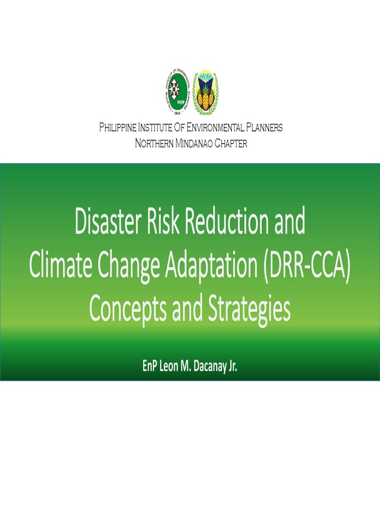 15 - DRR CCA Concepts and Strategies | PDF