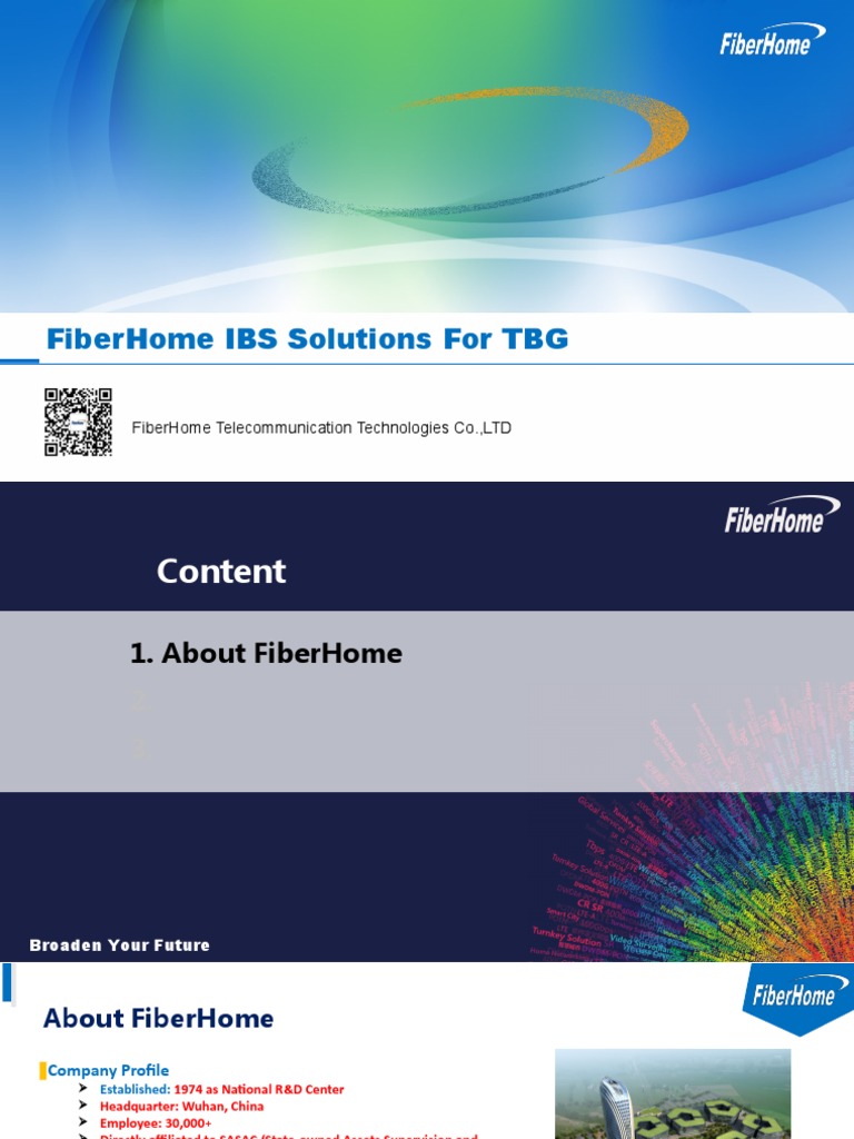 FiberHome IBS Solutions Overview | PDF