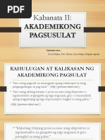 Tekstong Akademiko | PDF