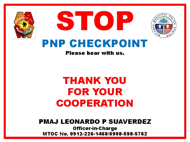 4x3ft Checkpoint Tarpaulin | PDF