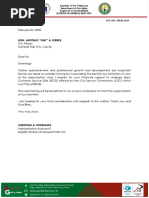Affiliation Sample Letter 2 | PDF