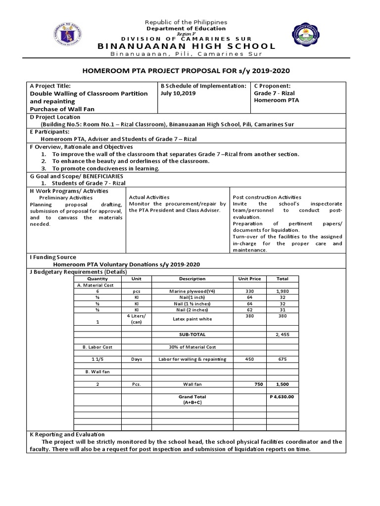 Project Proposal. HRPTA | PDF