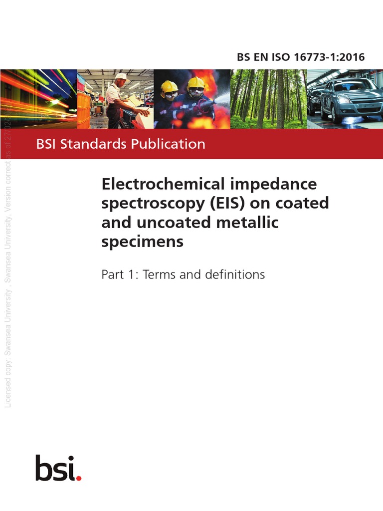 BS en Iso 16773-1-2016 | PDF