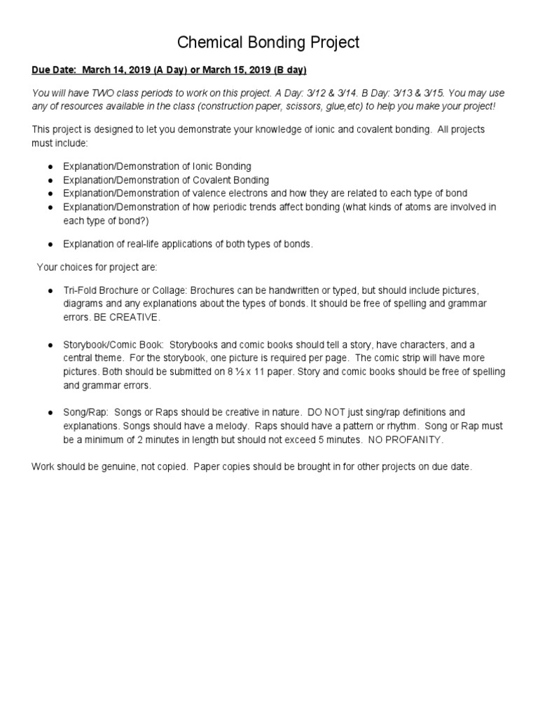 Covalent Bond Comic Strip