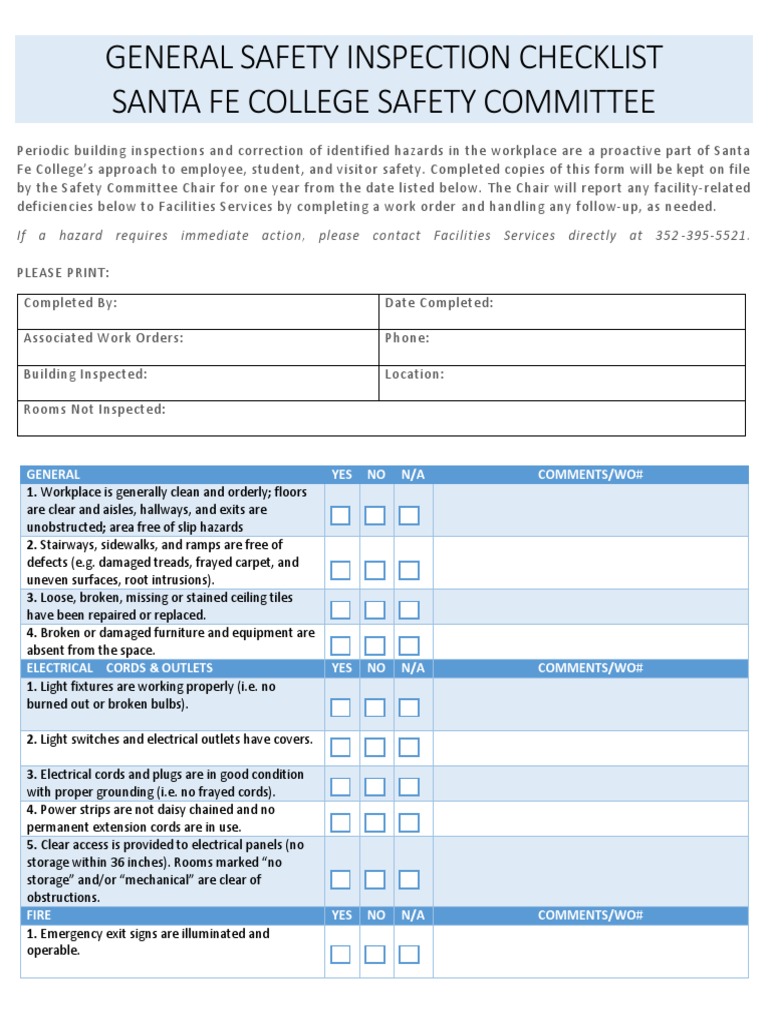 Building Inspection Checklist | PDF