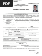 KP Form #7 (Complainants Form) | PDF